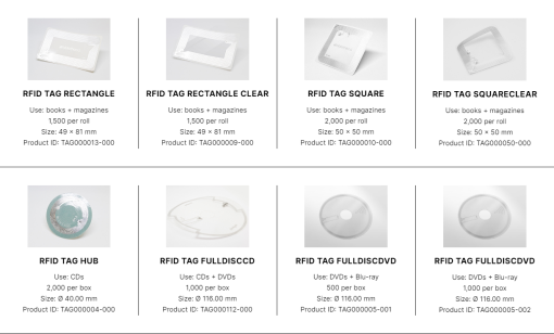 Rfid Bibliotheca label